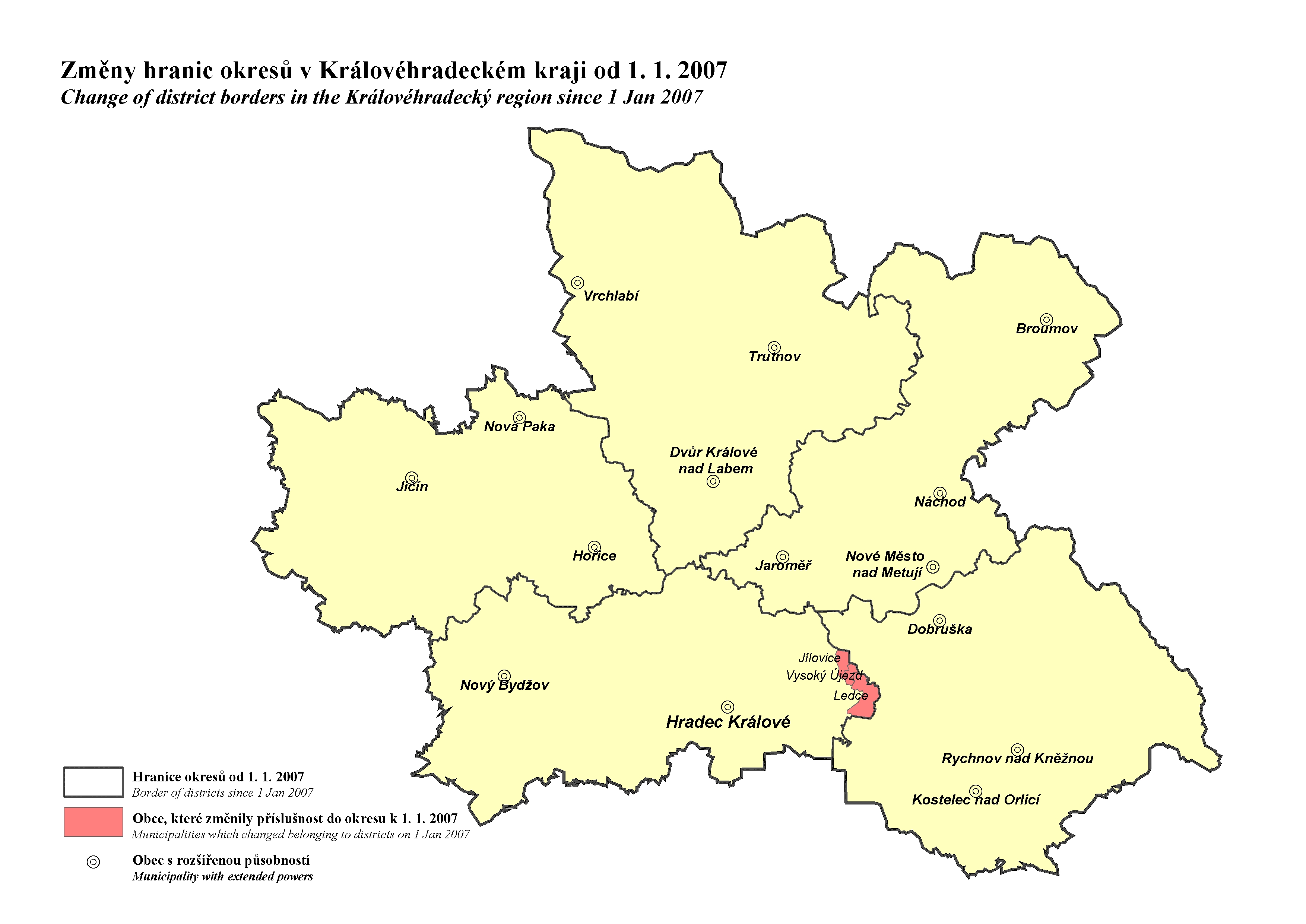 Mapy, kartogramy | Královéhradecký kraj